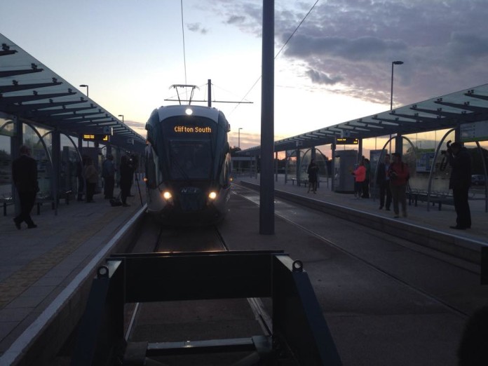 The wait is over as the Nottingham tram extension opens – Notts TV News ...