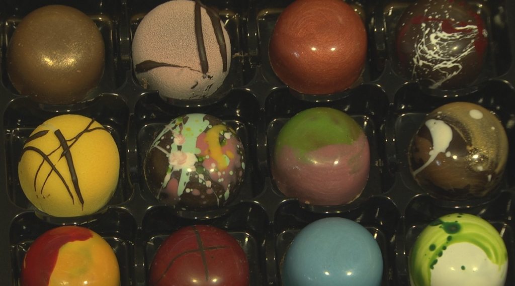See the hand-made chocolates based on styles of world famous artists ...