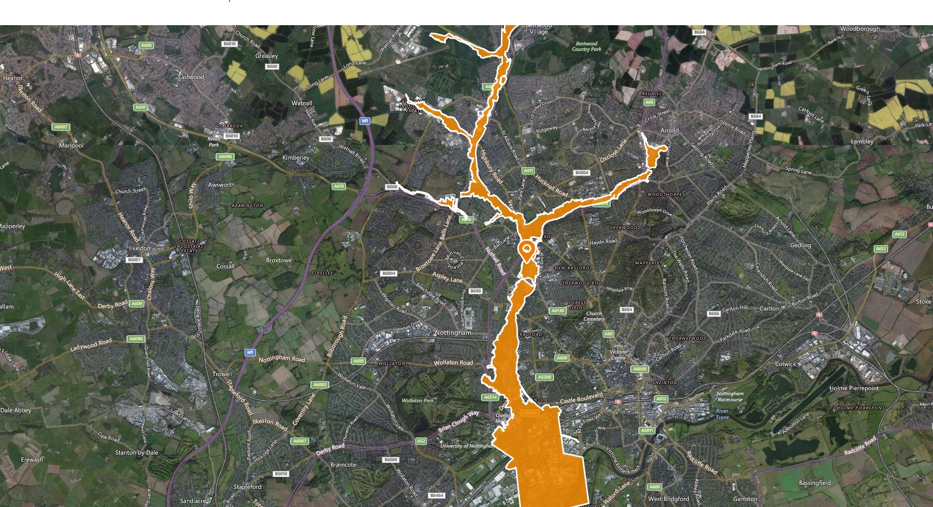 Flood alert issued for parts of Nottingham after day of heavy rain ...