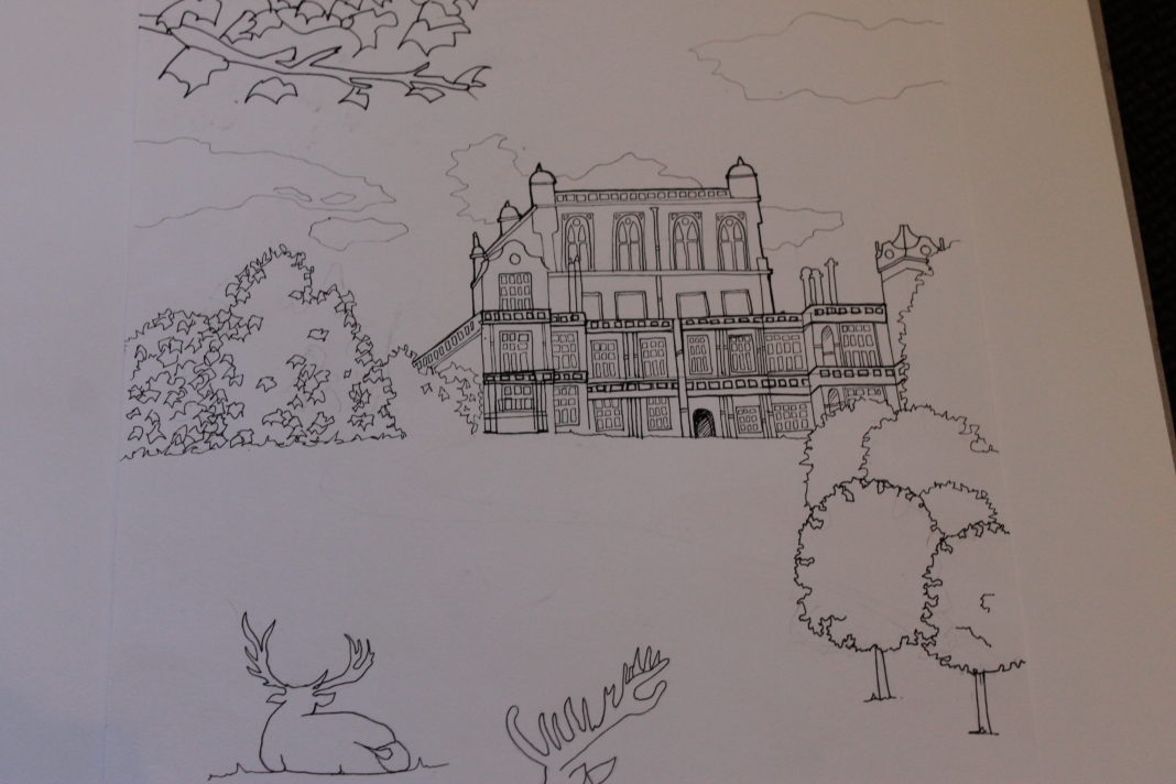 Colouring book featuring iconic Nottingham landmarks created by ...