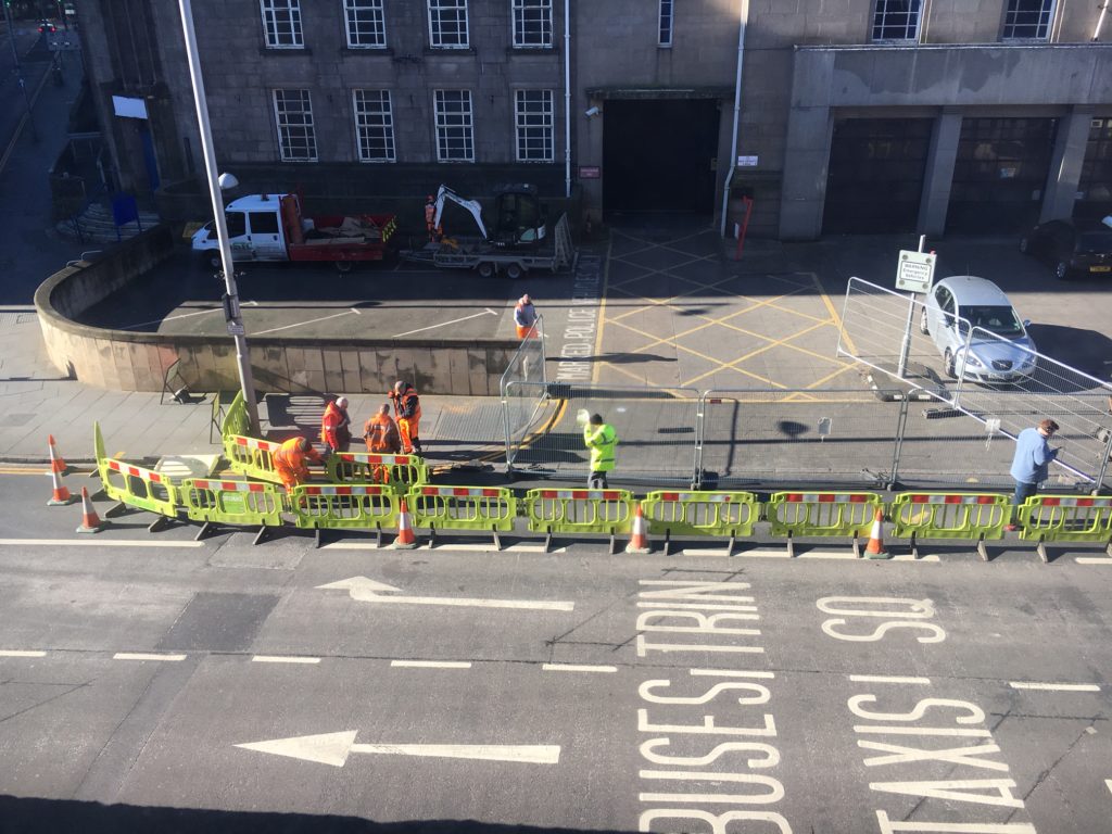Part of Nottingham city traffic hotspot shut by emergency roadworks ...