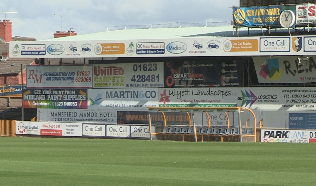 The Bishop Street stand at Field Mill, now known as the One Call ...