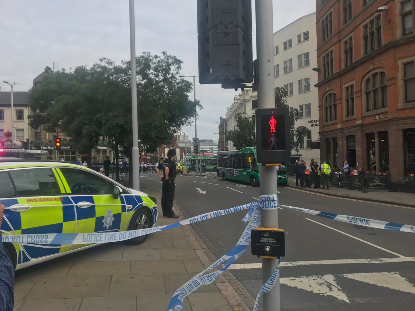Man ‘seriously injured’ in Nottingham city centre crash | Notts TV News ...