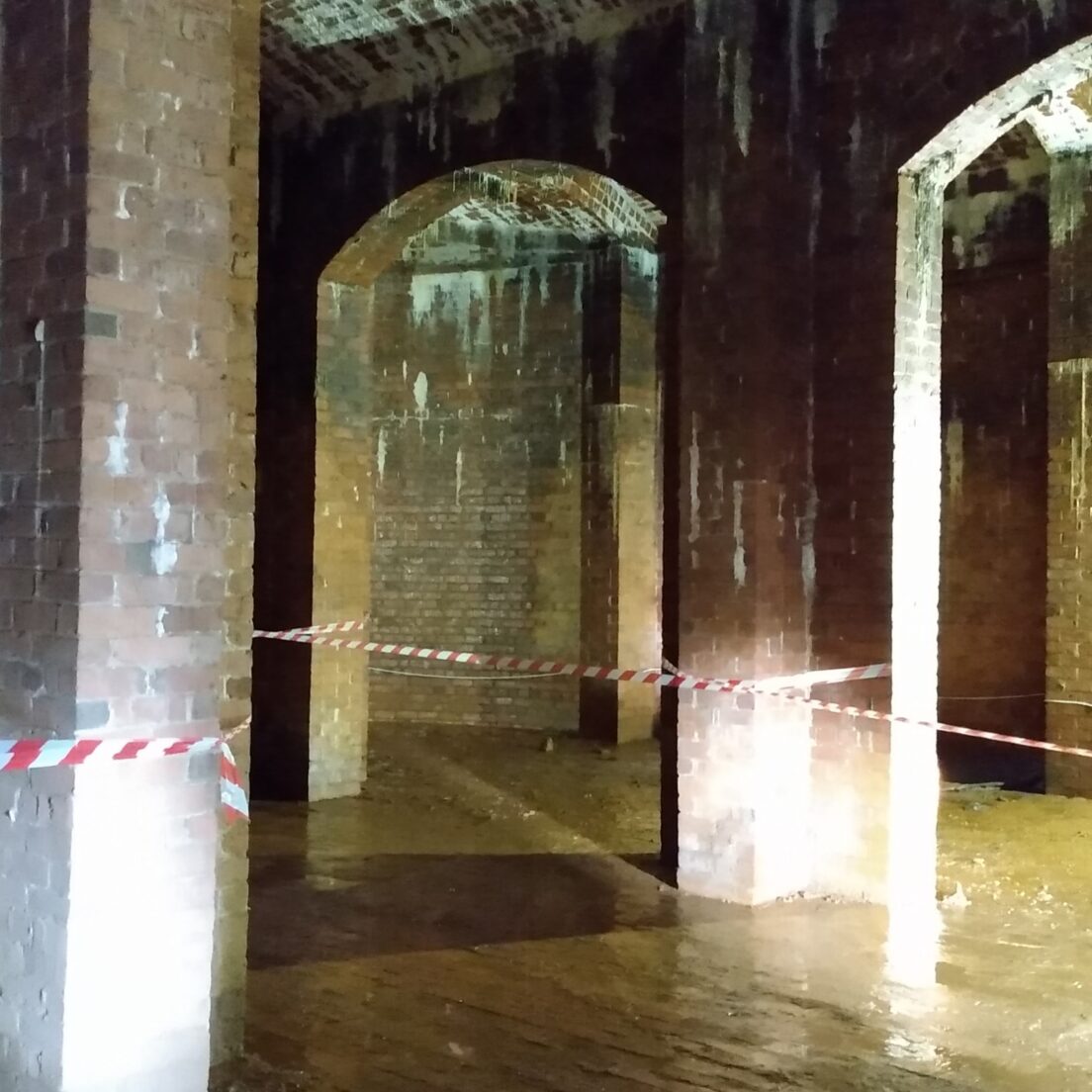 The Victorian subterranean reservoir underneath Sherwood Observatory in ...