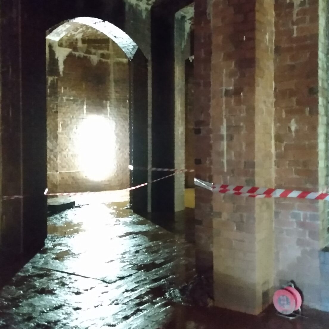 The Victorian subterranean reservoir underneath Sherwood Observatory in ...