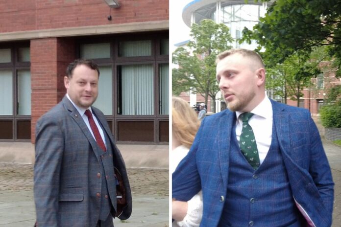 Jason Zadrozny and Tom Hollis attend first council meeting after court ...