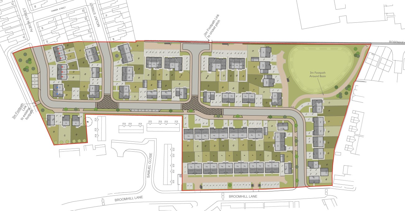 A site layout shows how the new access routes would work on the ...