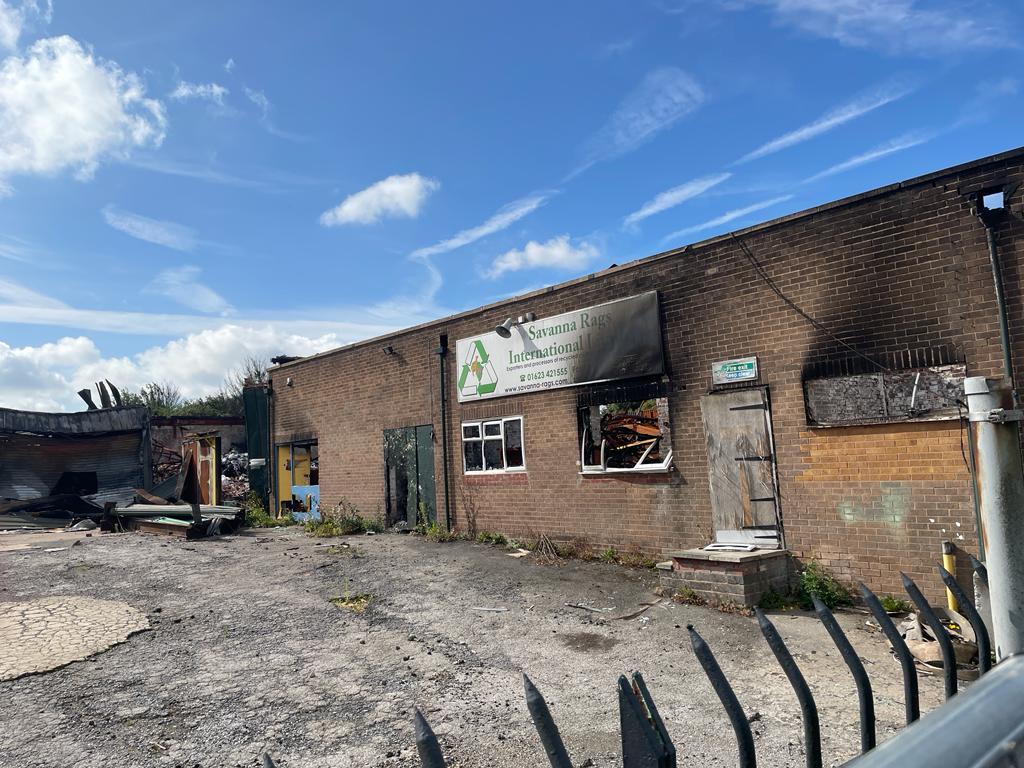 The Savanna Rags site in Forest Road, Mansfield . | Notts TV News | The ...